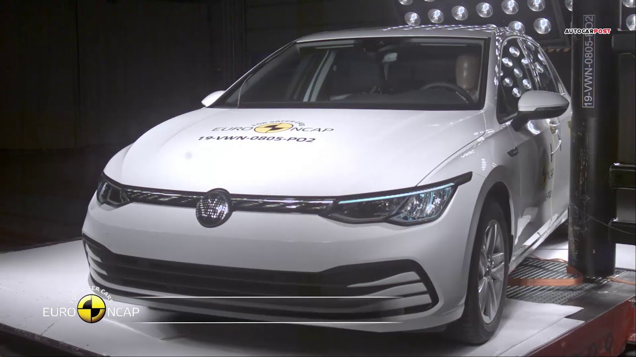 VW Golf 8 2020 Crash and Safety Tests - YouTube