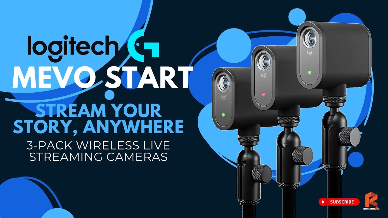 Logitech Mevo Start on Amazon | 3-Pack Wireless Live Streaming Cameras ...