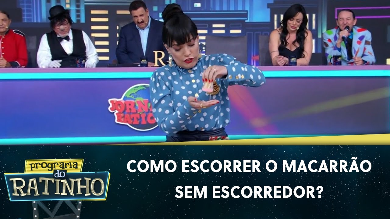 Milene Pavorô ensinou como escorrer o macarrão sem o escorredor ...