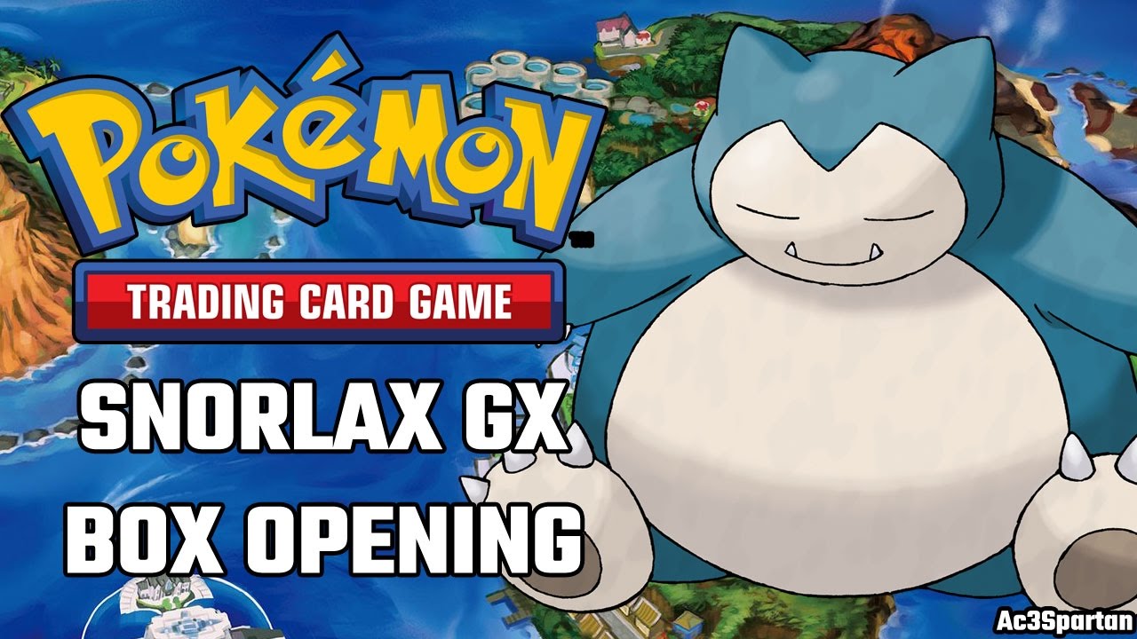 Pokemon TCG - Snorlax GX Box Opening - YouTube