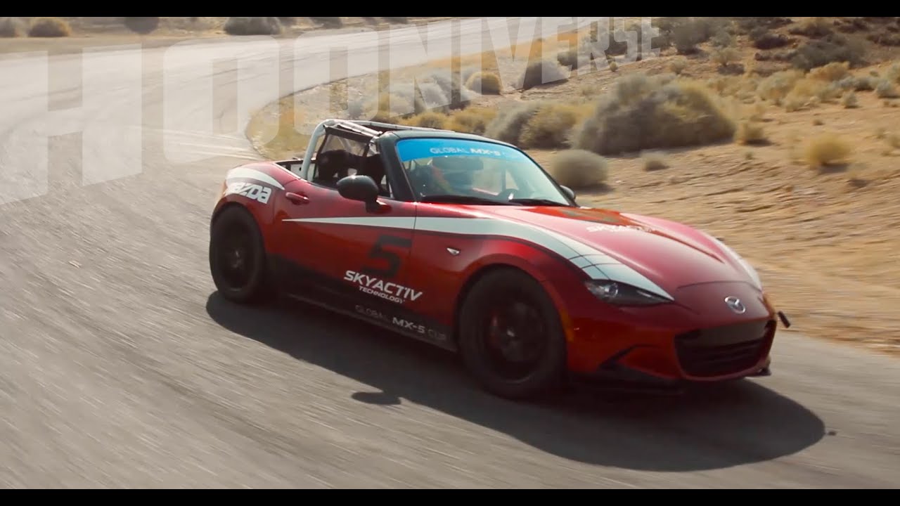 Duncan Ende Drives The New Mazda MX 5 Cup Car - YouTube