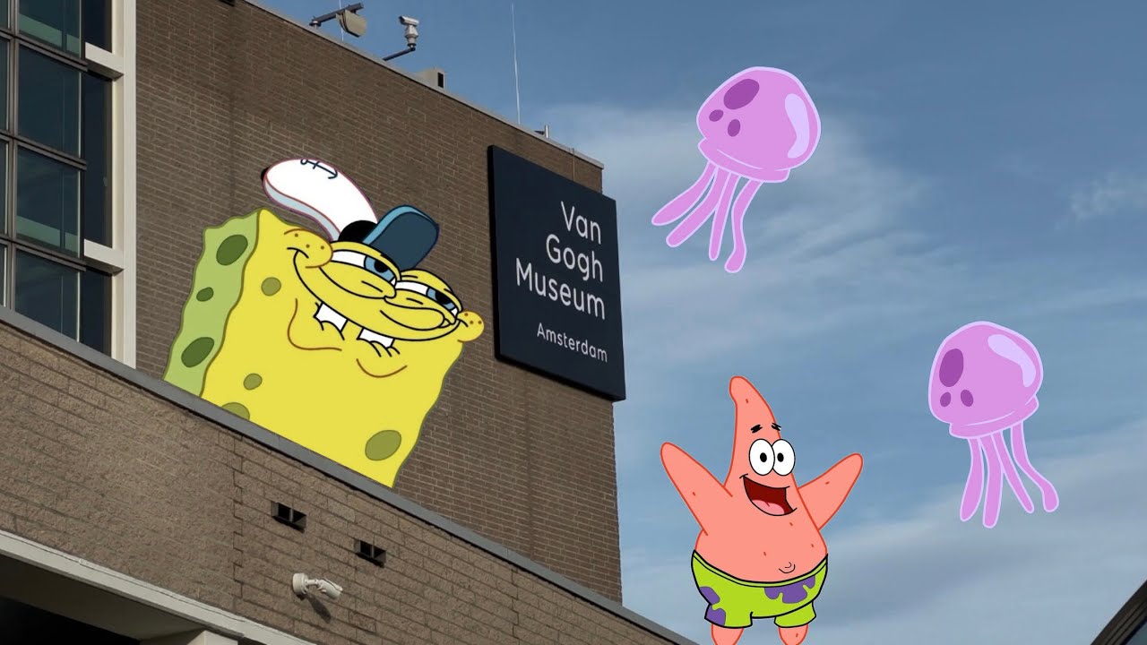 Van Gogh museum x SpongeBob Wondr experience - YouTube