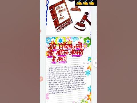 class 11 pol science maulik Adhikar project file 2023-24 / maulik ...