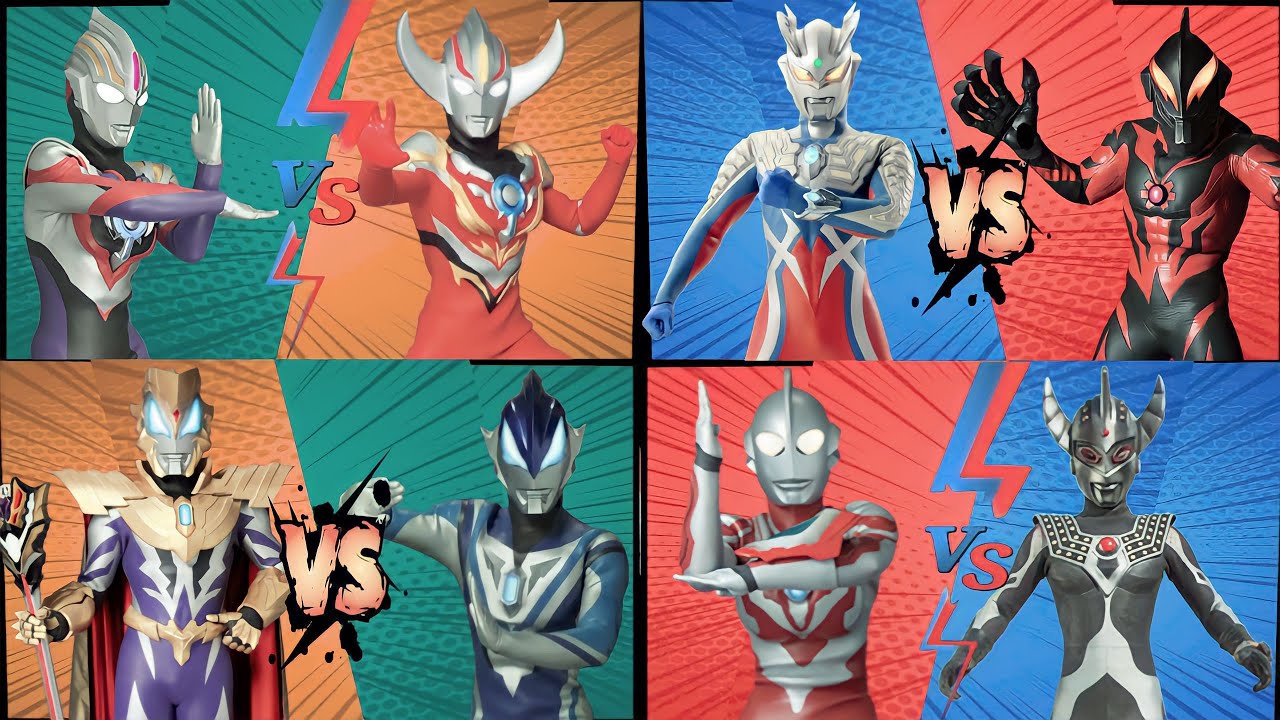 ULTRAMAN ORB SPACIUM ZEPERION VS BURNMITE, RIBUT VS CHAOSROID T, ZERO ...