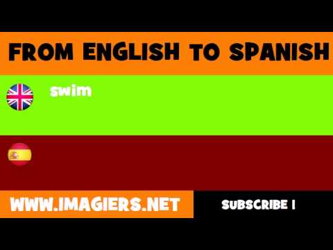 FROM ENGLISH TO SPANISH = swim - YouTube