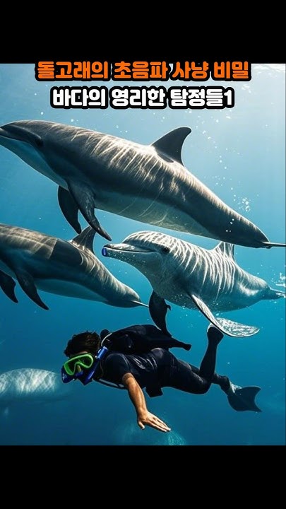 돌고래의초음파사냥비밀바다의영리한탐정들1#돌고래 #초음파사냥 #바다 - YouTube