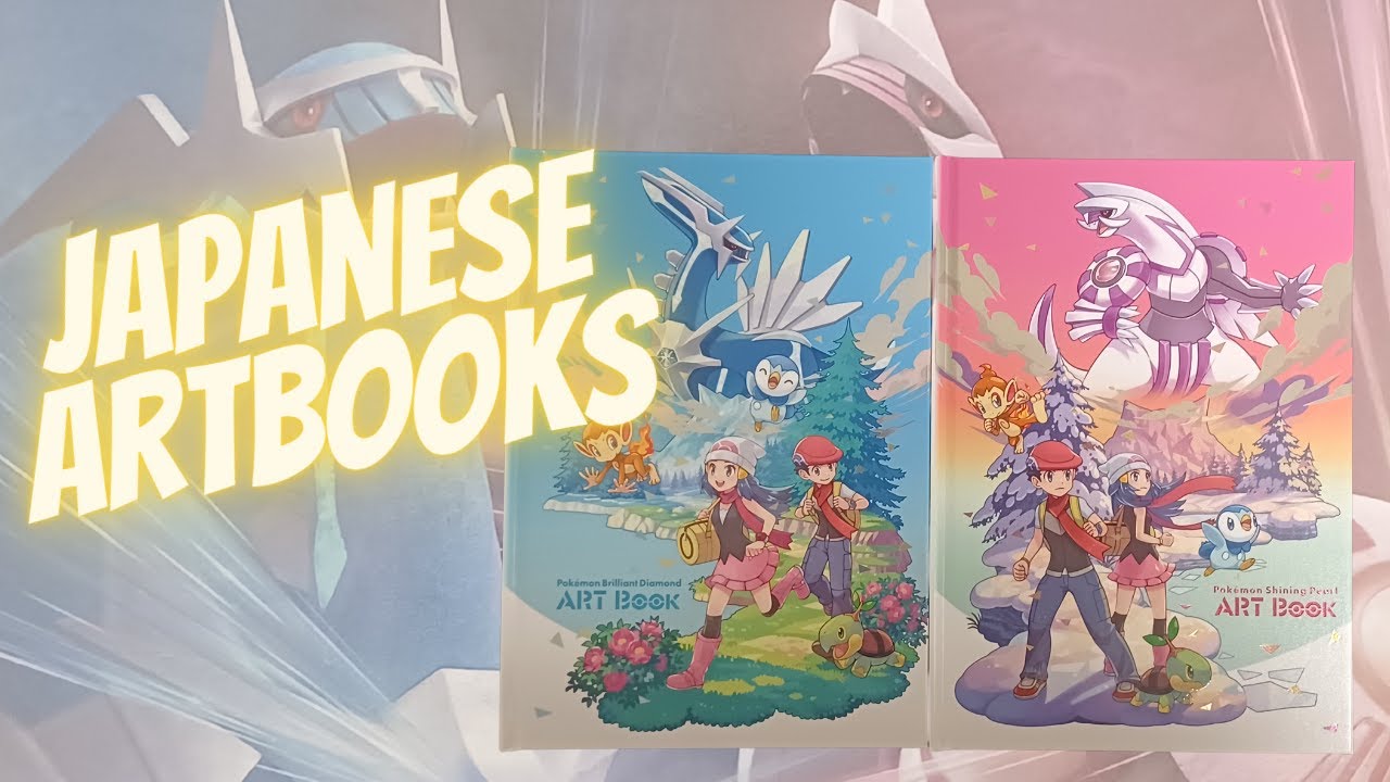 Japanese artbook - pokemon diamond pearl - YouTube