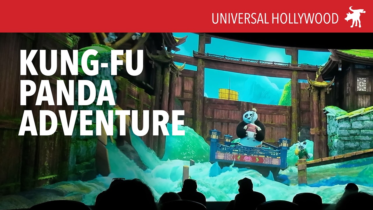Full Kung Fu Panda Adventure and pre-show - Universal Hollywood - YouTube