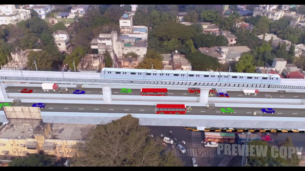 3D Animated Video Review of proposed Double Layer flyover at Nal Stop ...