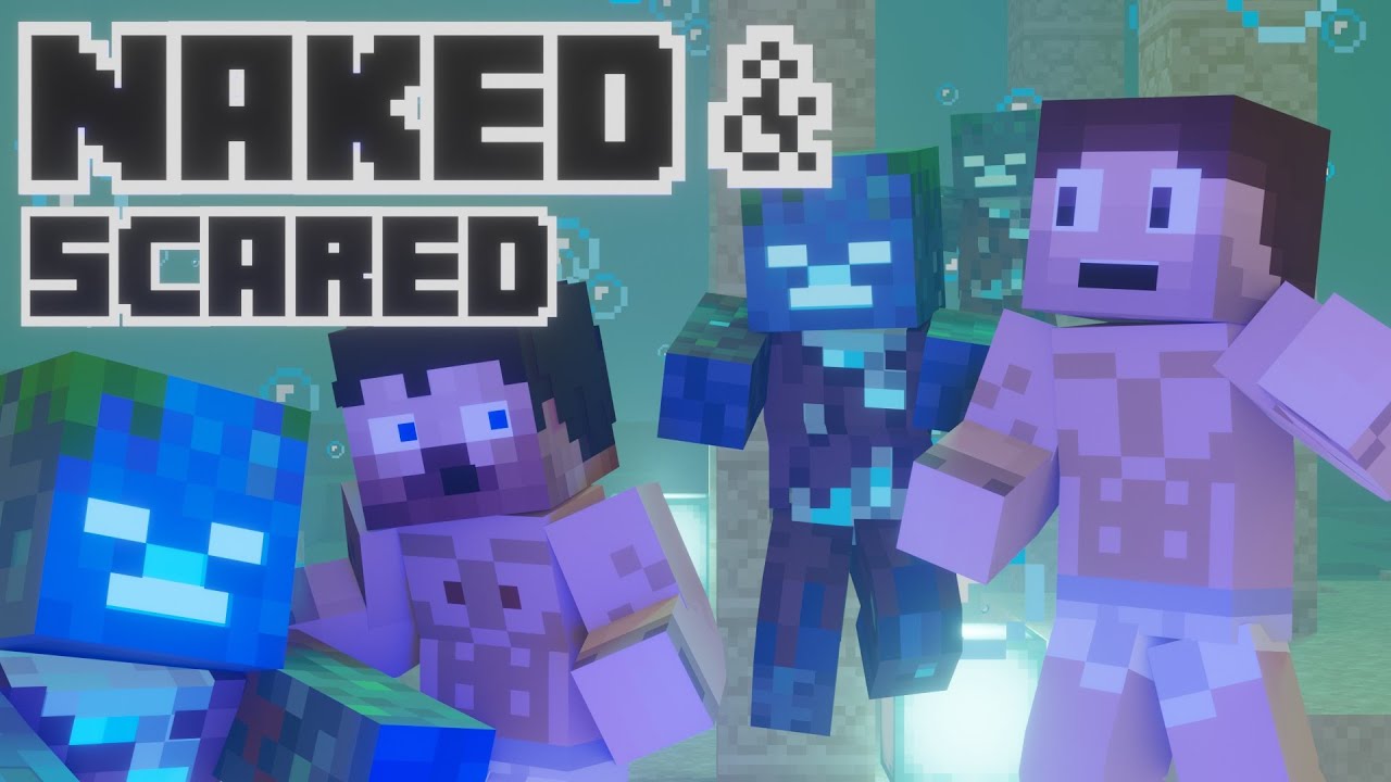 S26e02 Naked And Scared Minecraft Challenge In Ultra Hardcore Youtube