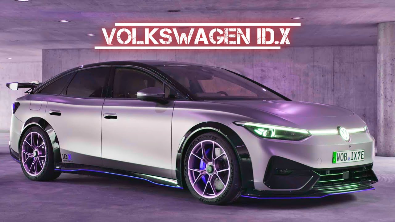 Volkswagen ID.X Performance Concept Debuts, 550 HP and Aggressive EV ...