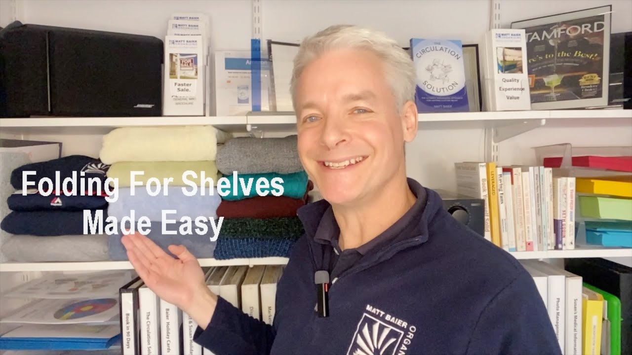 Folding For Shelves Made Easy - YouTube