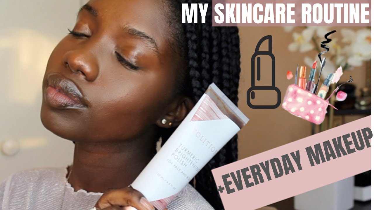 MY SKINCARE ROUTINE + EVERYDAY MAKEUP - YouTube