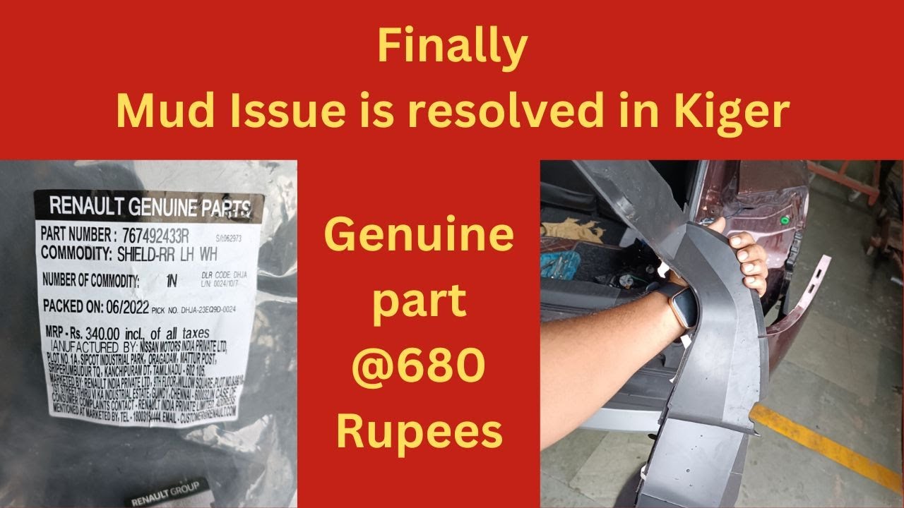 Renault Kiger Mud problem resolved in just ₹680 at workshop ...