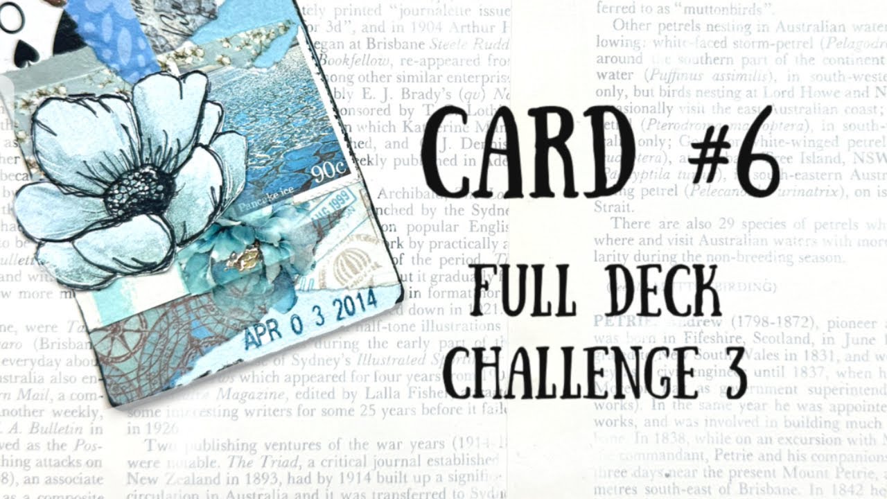 Full Deck Challenge 3 | Card 6 | LIGHT BLUE & Be Free! - YouTube