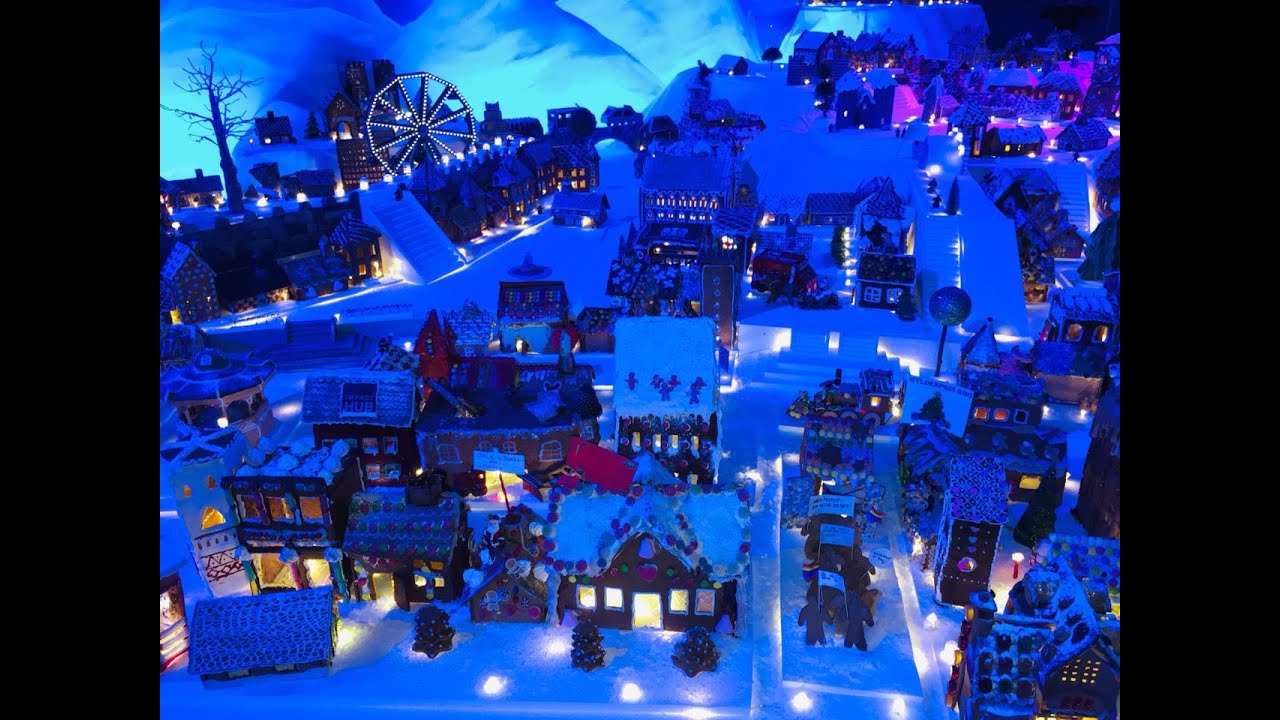 Pepperkakebyen 2018-World Biggest Gingerbread City Bergen, Norway - YouTube