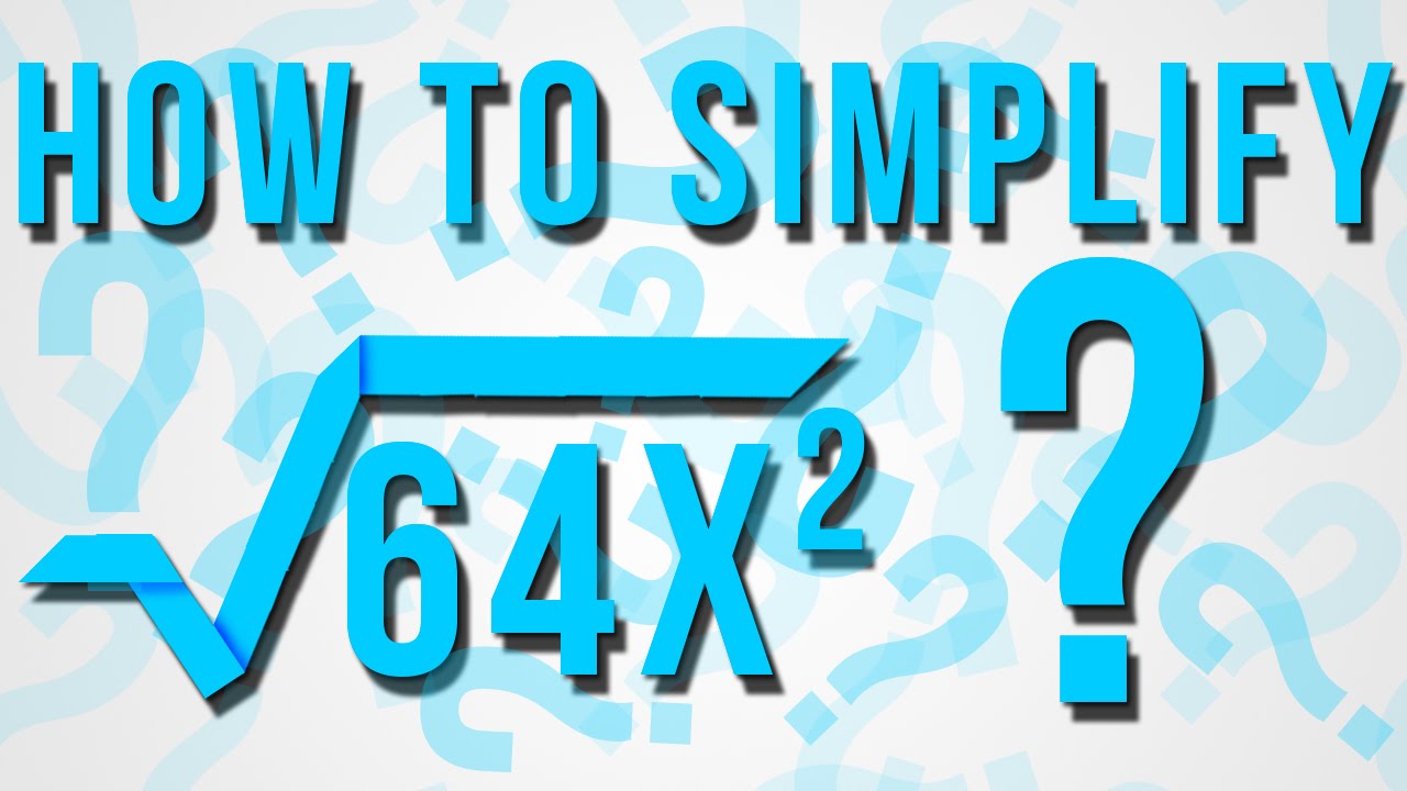 M How To Simplify Radicals With Variables And Exponents YouTube m-how-to-simplify-radicals-with-variables-and-exponents-youtube