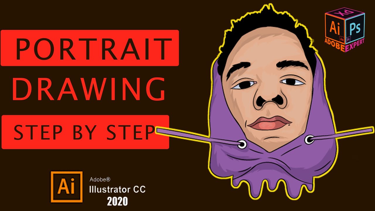 Vector Art | Vector Portrait | Cartoon Yourself - Adobe illustrator ...