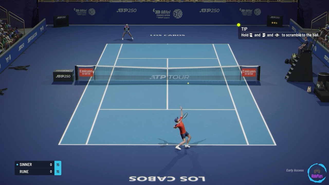 TIEBREAK Early Access 7 gameplay - Sinner vs. Rune - Los Cabos Open ...