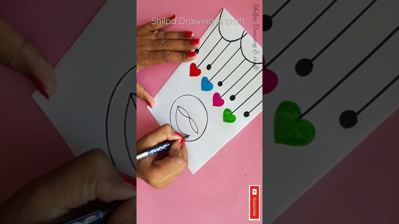 cute 😘white paper sheet card for Diwali • colorful diwali diya card # ...