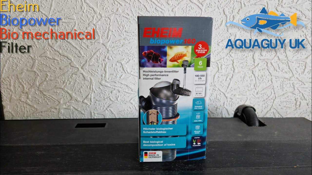 Eheim biopower lovely jubbly - YouTube