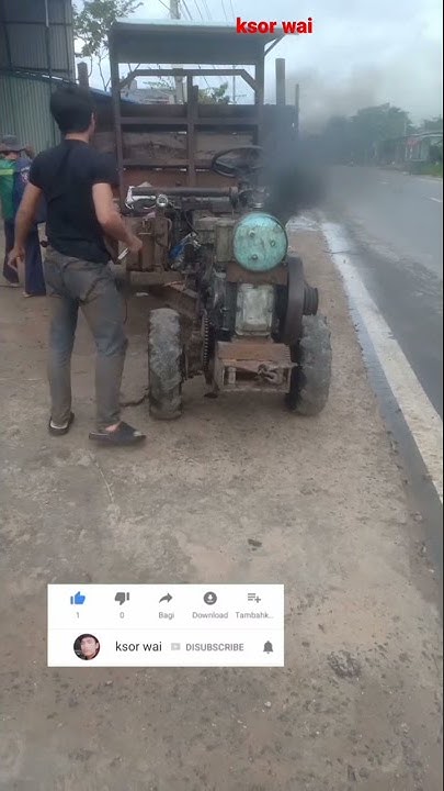 anh thành niên đẹp trai và quay máy xe công nông rất là siêu khỏe mạnh #ksor_wai #056 #shorts ...