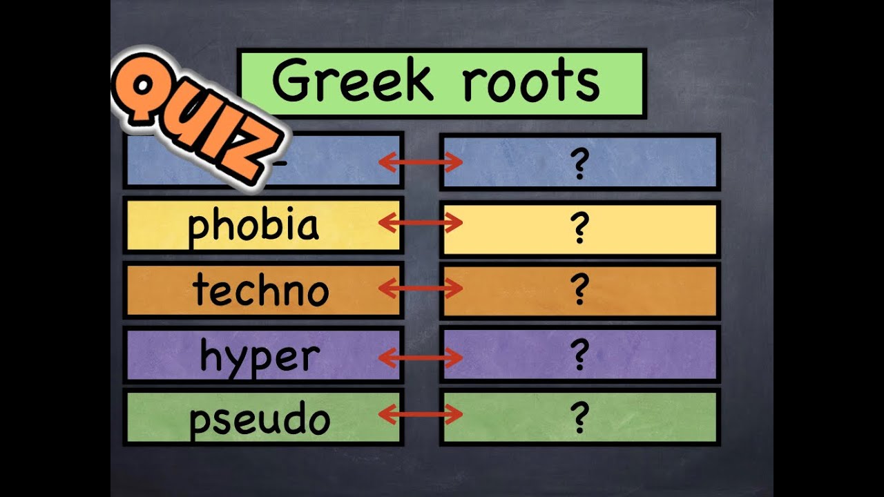 Test Your Brain With This Greek Roots Quiz! New Edition - YouTube
