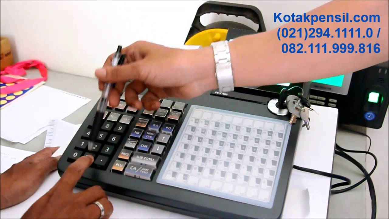 Mesin Kasir CASIO SE C450 MG | Kotakpensil.com - YouTube