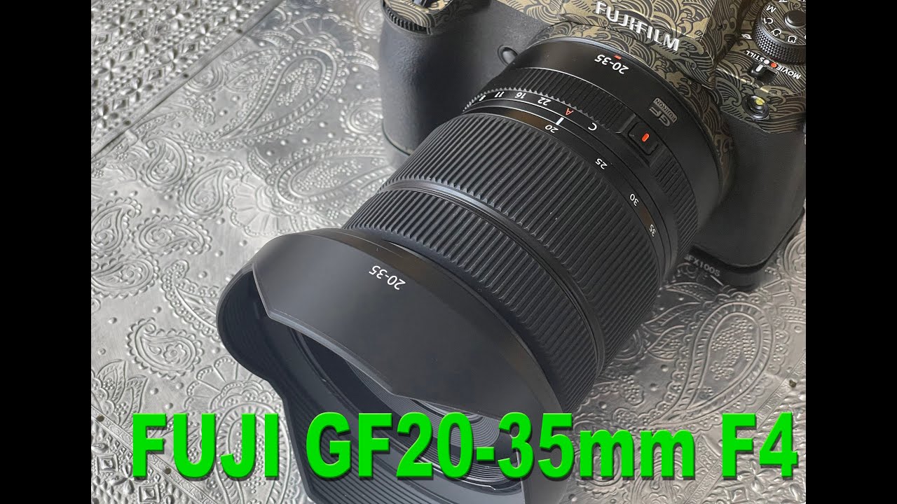Fuji New lens GF20-35mm F4 on GFX100s testing with GF35-70 4K - YouTube
