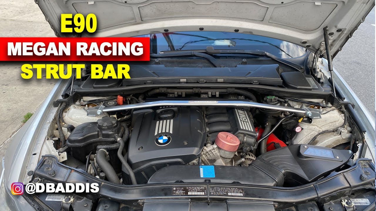 Improve your E90 BMW Steering Feel with a Strut Bar | Quick Install ...