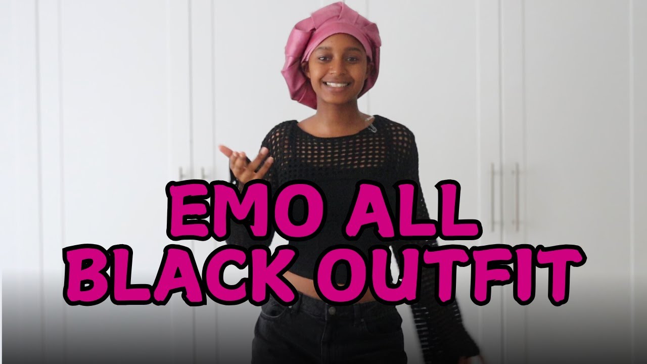 A modern take on an emo black outfit | 2025 Look Book - YouTube
