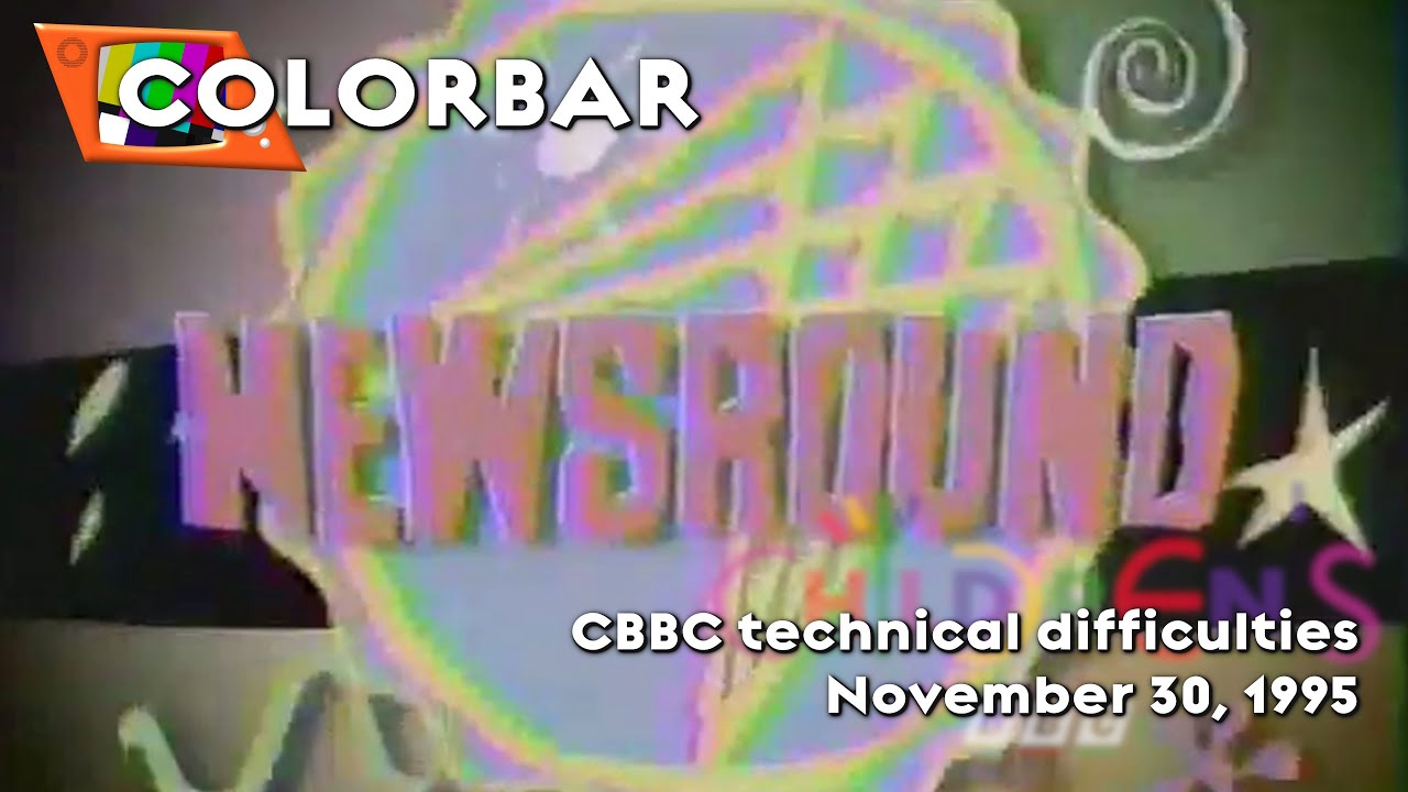 CBBC technical difficulties - 11-30-1995 - YouTube