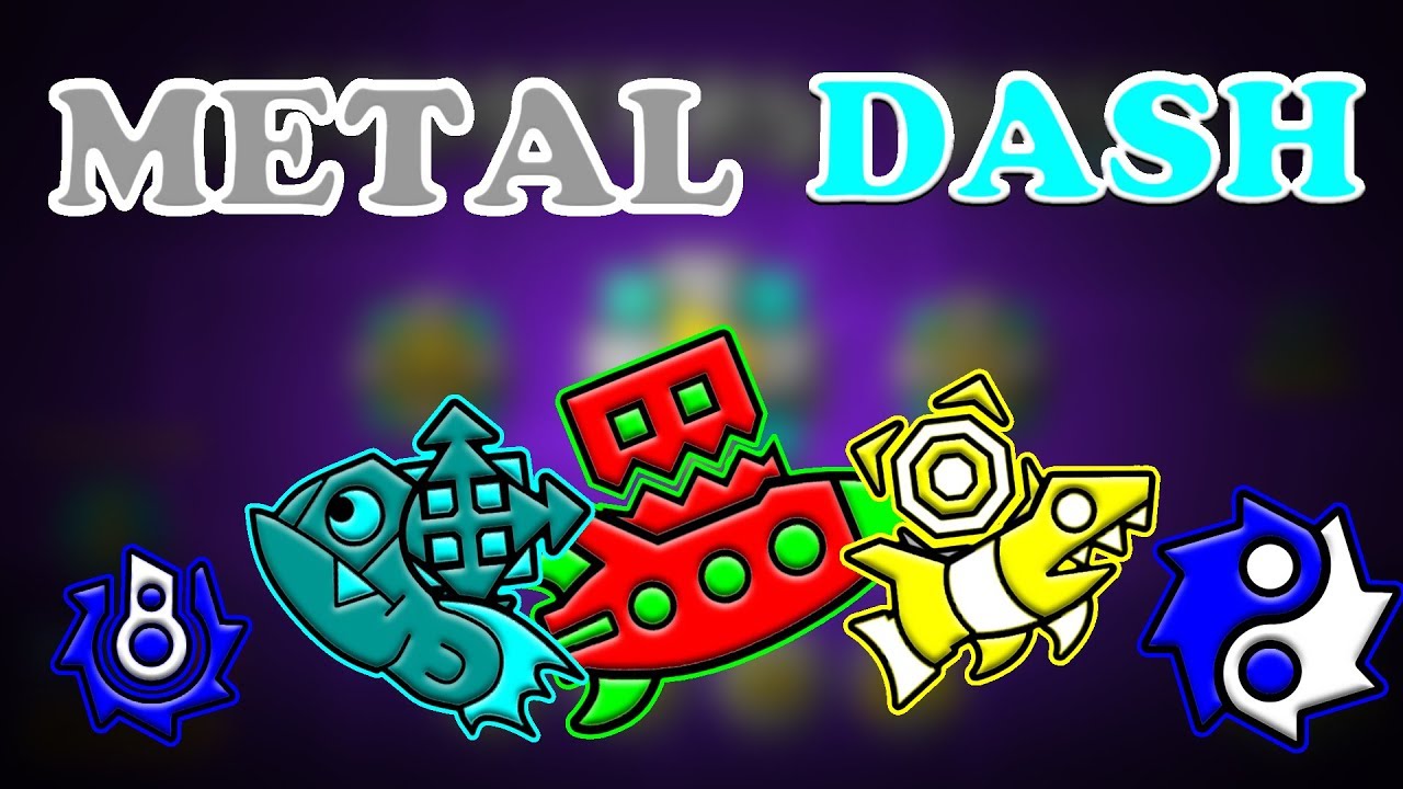 METAL DASH TEXTURE PACK PARA GEOMETRY DASH 2.11 ANDROID Y STEAM - YouTube