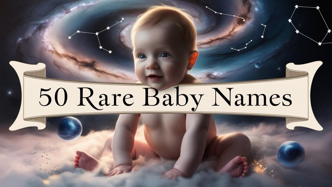 50 Rare Baby Names and Their Meanings - YouTube