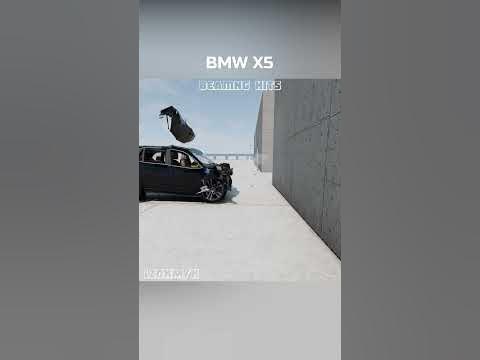 BMW X5 vs Wall 250KM/H - BeamNG Drive - YouTube