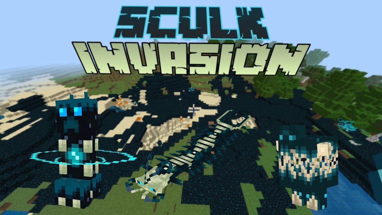 แจก+ริวิวAdd on Sculk invasion (มอนสเตอร์เรเนียน warden) minecraft pe 1.19 ×🔥 - YouTube