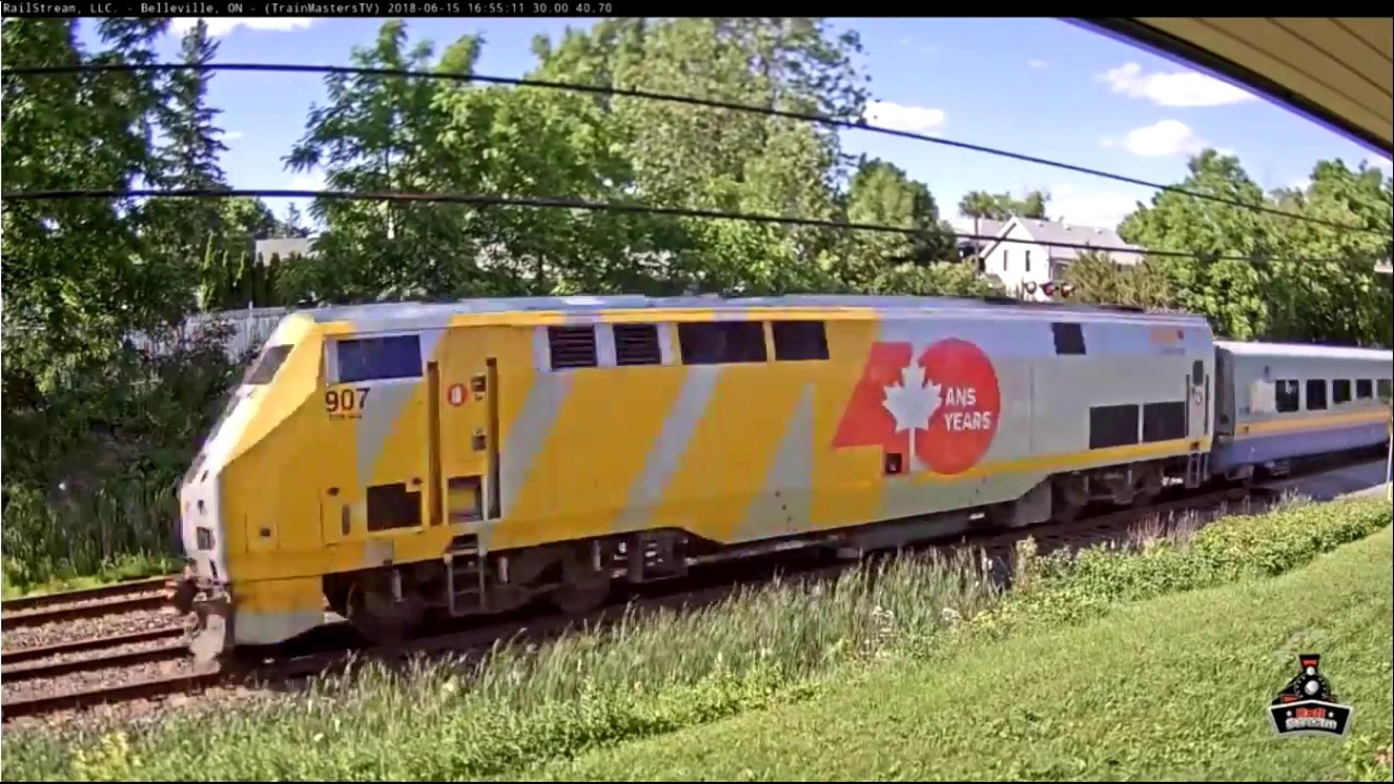 Railstream Railcam Series #94- All Locations (6/15/2018) - YouTube