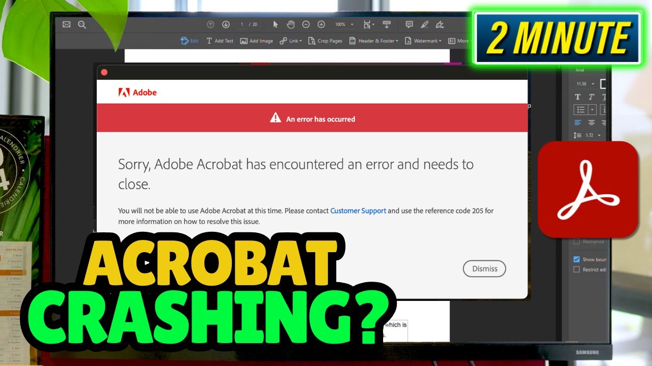 How to Fix Adobe Acrobat Keeps Crashing Problem 2026 - YouTube