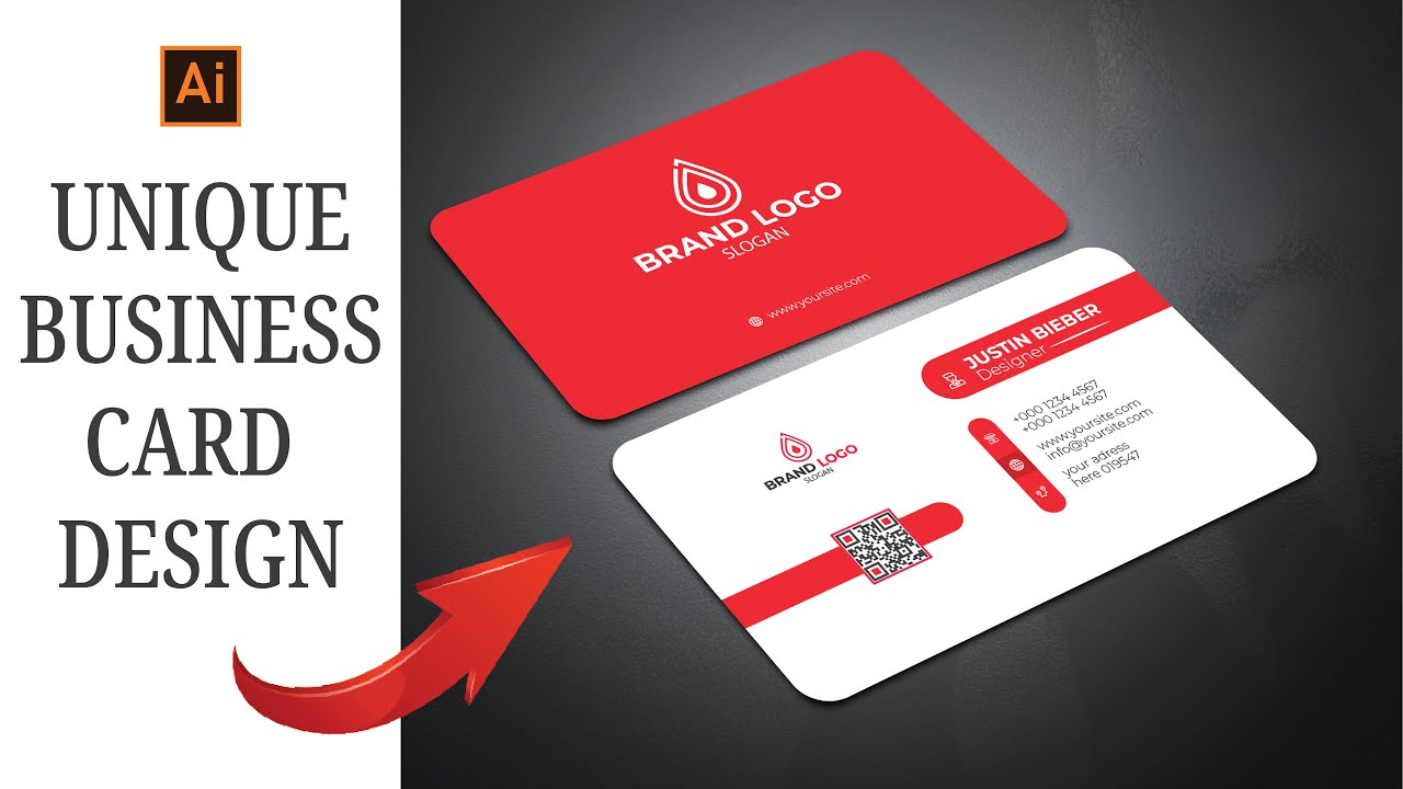 Creative visiting card design illustration | visiting card design 2023 ...