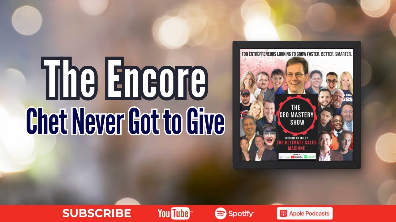 A Heartfelt Tribute - The Encore Chet Never Got to Give - YouTube