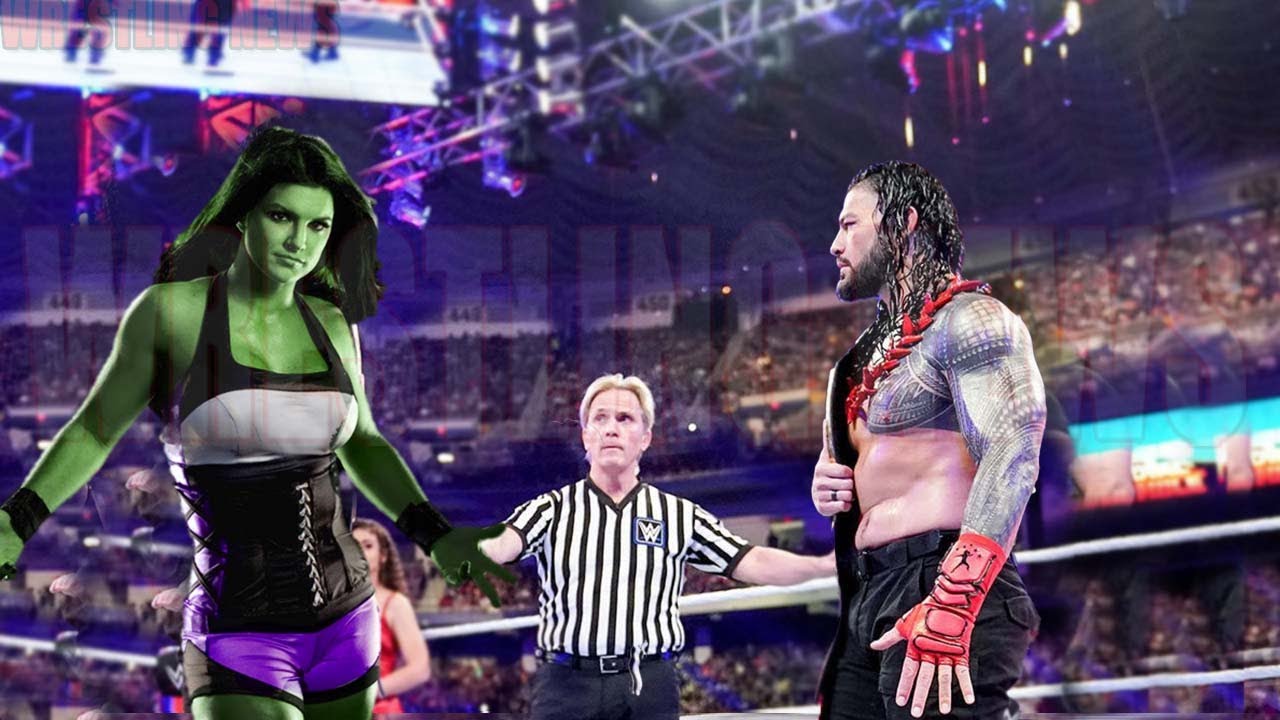 She Hulk vs Roman Reigns Match - YouTube