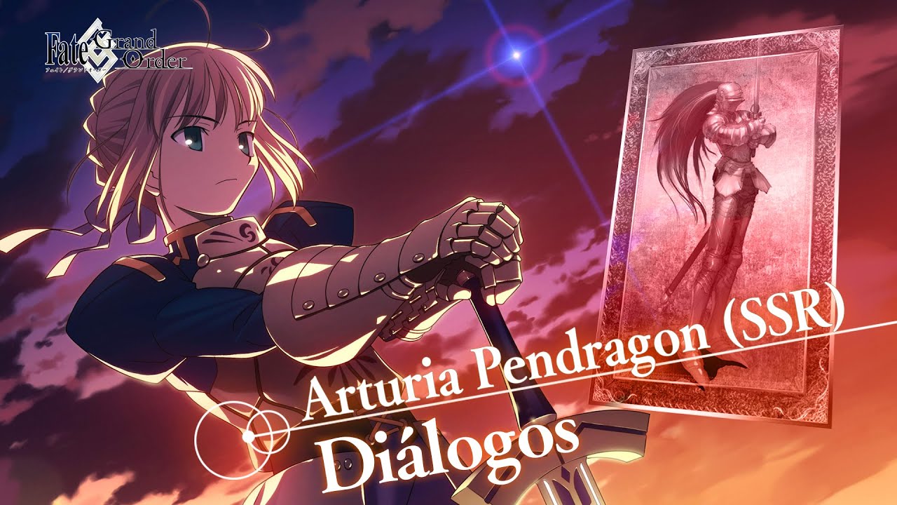 【FGO】Arturia Pendragon (Saber) | Diálogos「Sub Español」 - YouTube