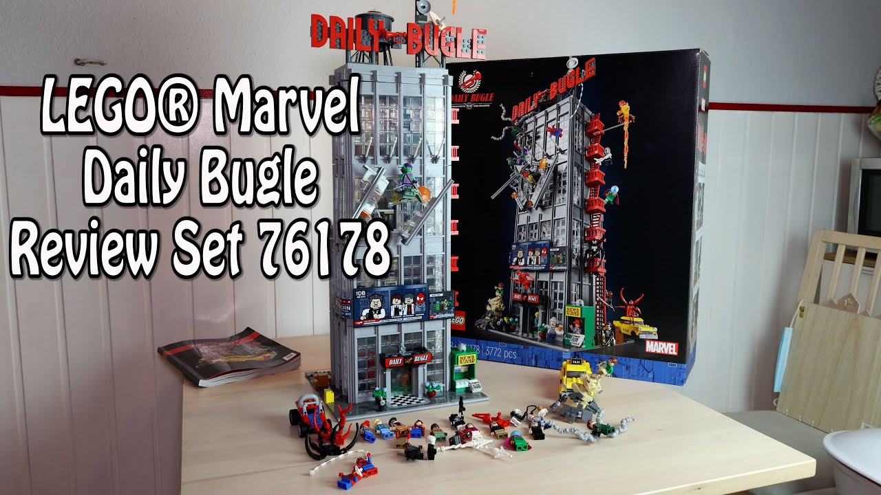 Review: LEGO Daily Bugle (Marvel Spiderman Set 76178) - YouTube