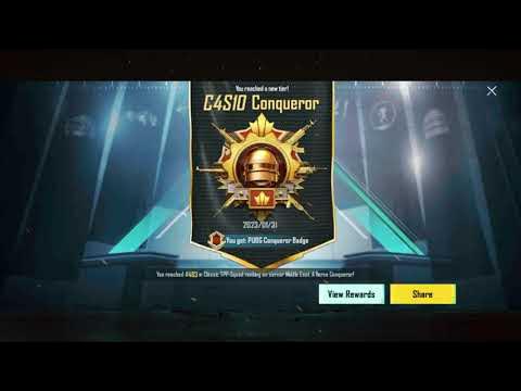 12 day Conqueror In Middle East C4S10 [ Pubg Mobile ] ZAINGAMING 🇵🇰 - YouTube