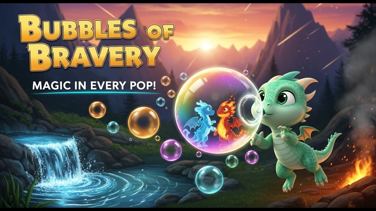 BIBBLE, THE BUBBLE - BREATHING DRAGON | Bedtime Stories for Kinds ...