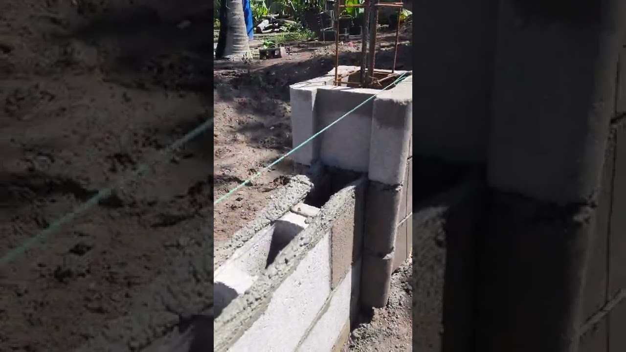 PEGANDO BLOCK DE CEMENTO... - YouTube