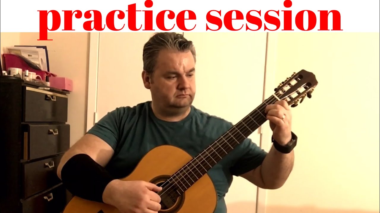 Practice Session Carcassi Op 60 No 2 Classical Guitar - YouTube