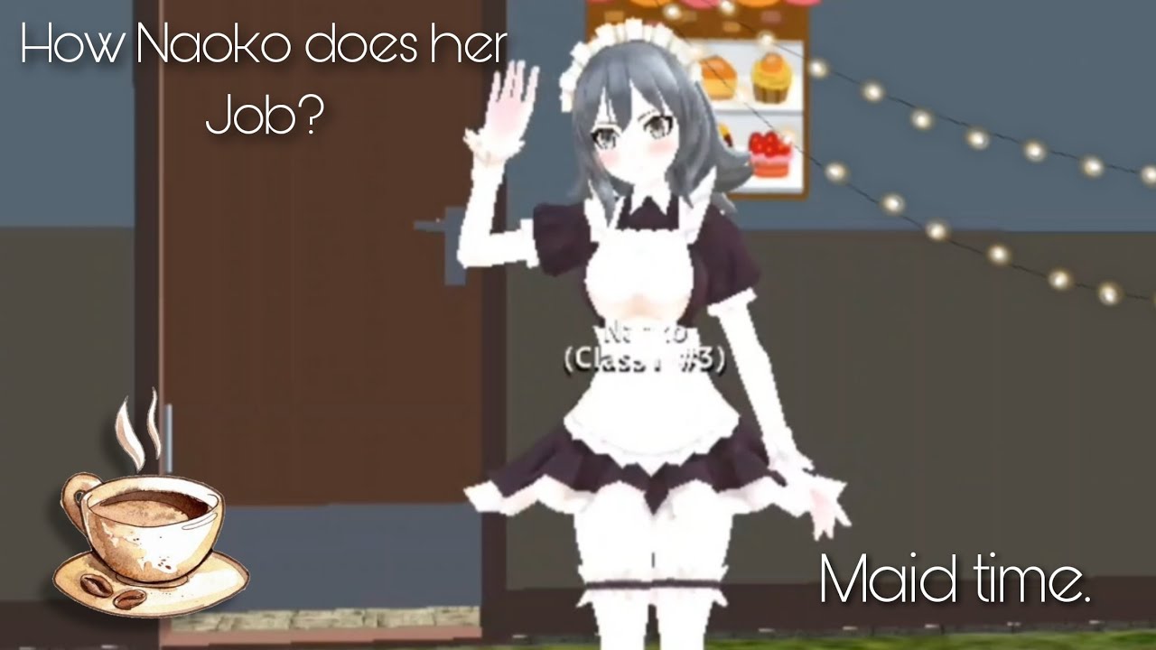 How Naoko works at the Cafe? ☕ || School Girl Simulator (Naoko working on live🔴) - YouTube