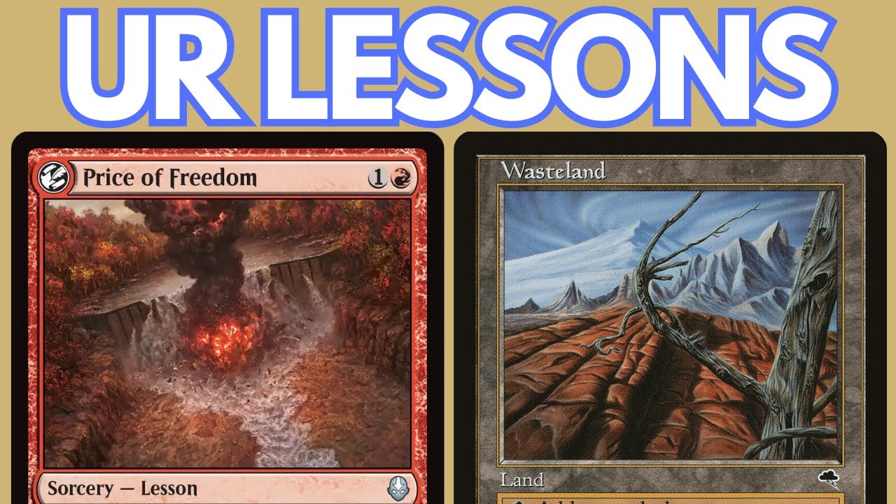 THE PRICE IS WRONG B! Legacy UR Lesson Tempo ft. Price of Freedom. MTG ...