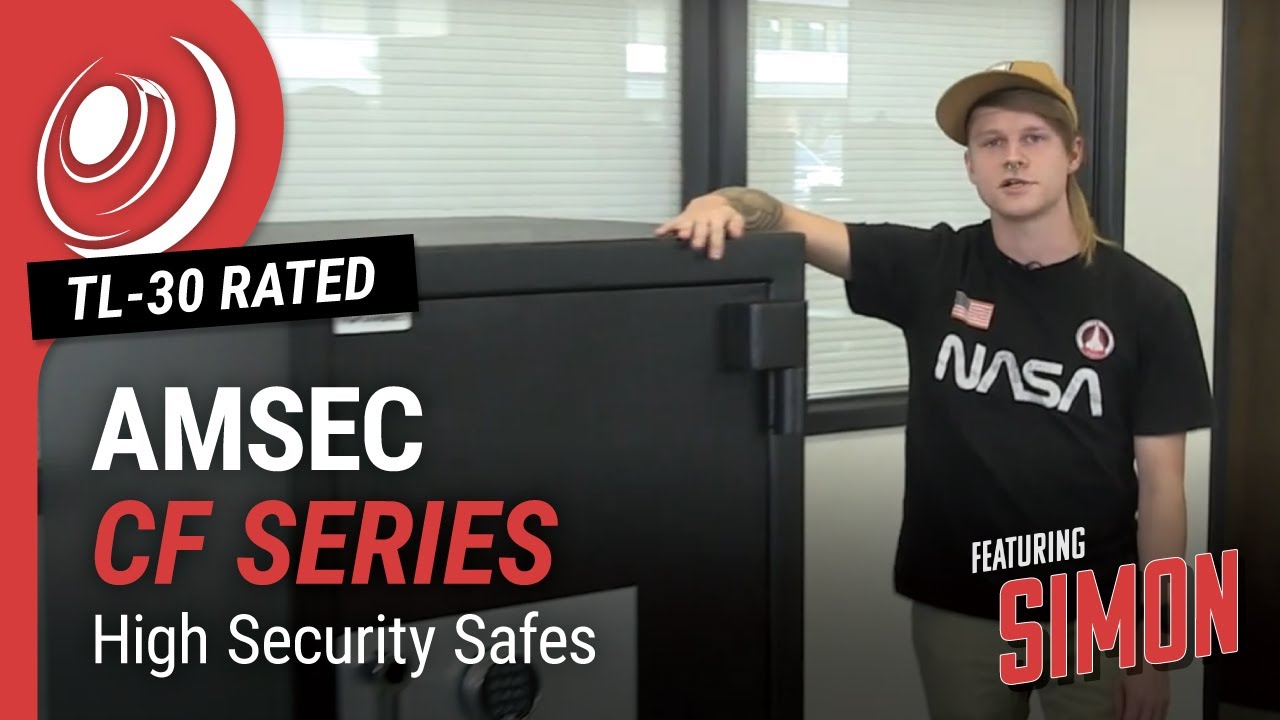 AMSEC CF Series TL-30 High Security Safes Overview - YouTube
